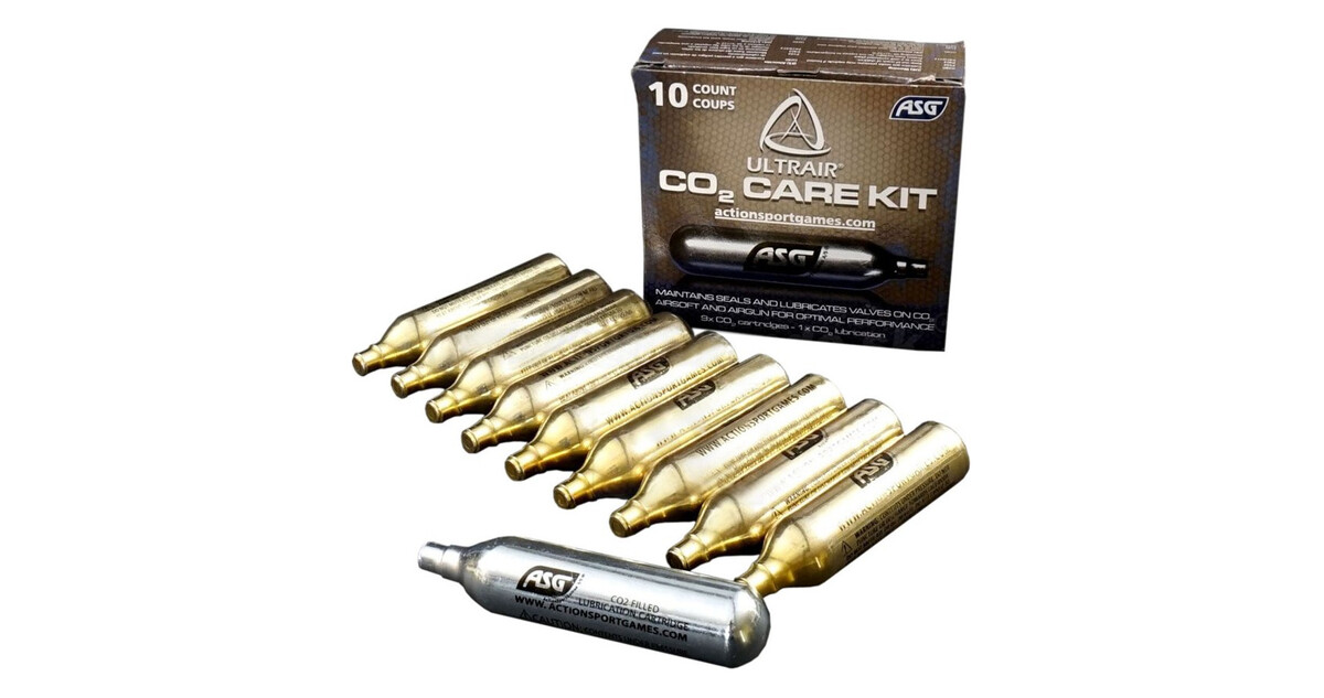 Bombička CO2 Ultrair Care Kit 12g ASG 10ks | inSPORTline