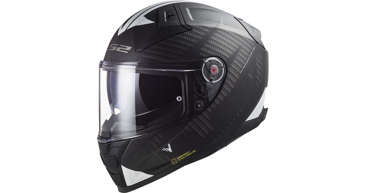 Moto přilba LS2 FF811 Vector II Splitter Black White | inSPORTline