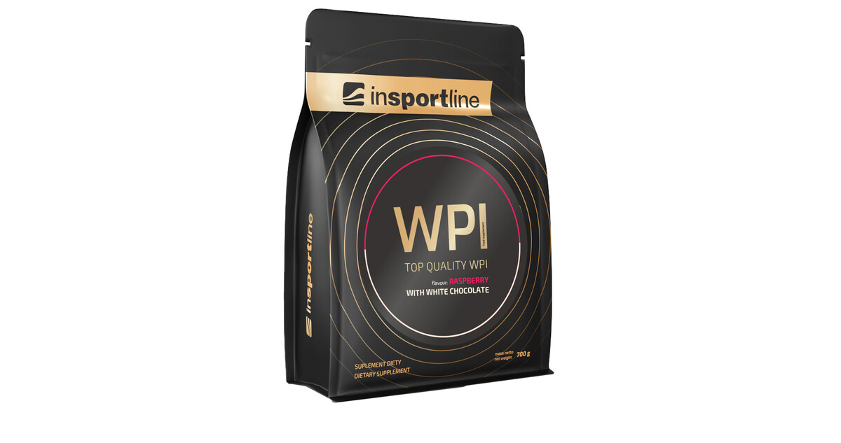 Protein inSPORTline WPI 700g - malina s bílou čokoládou - inSPORTline