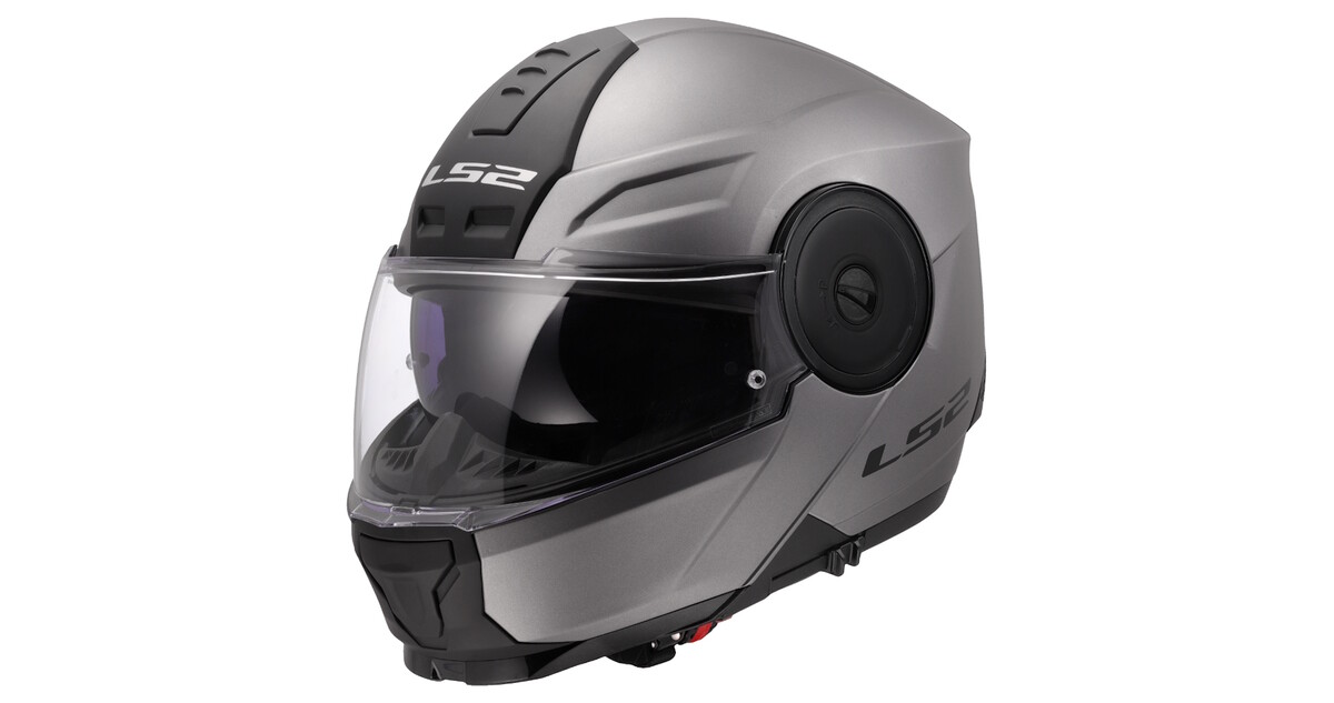Výklopná moto přilba LS2 FF902 Scope II Solid Matt Titanium - inSPORTline