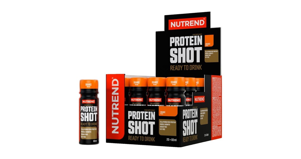Hydrolyzovaný protein v shotu Nutrend Protein Shot 20x60ml - inSPORTline