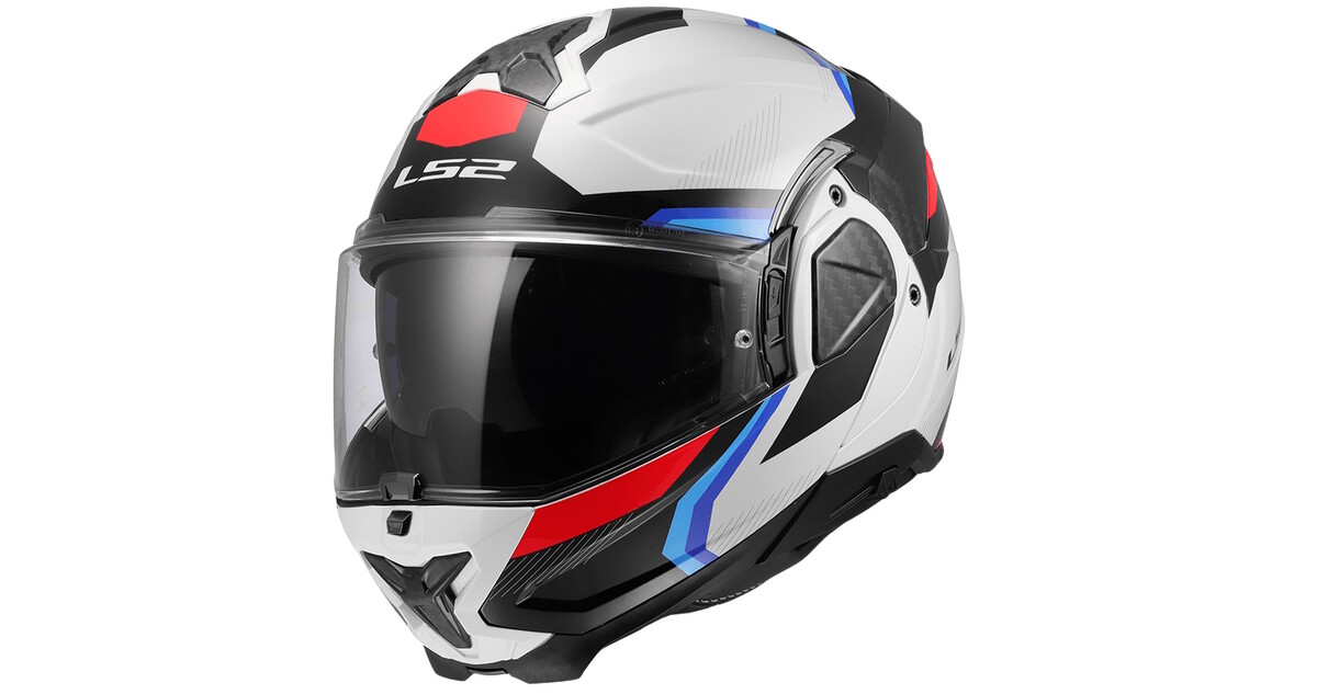 Překlopná přilba LS2 FF910 Advant II Triple White Blue Red P/J ...