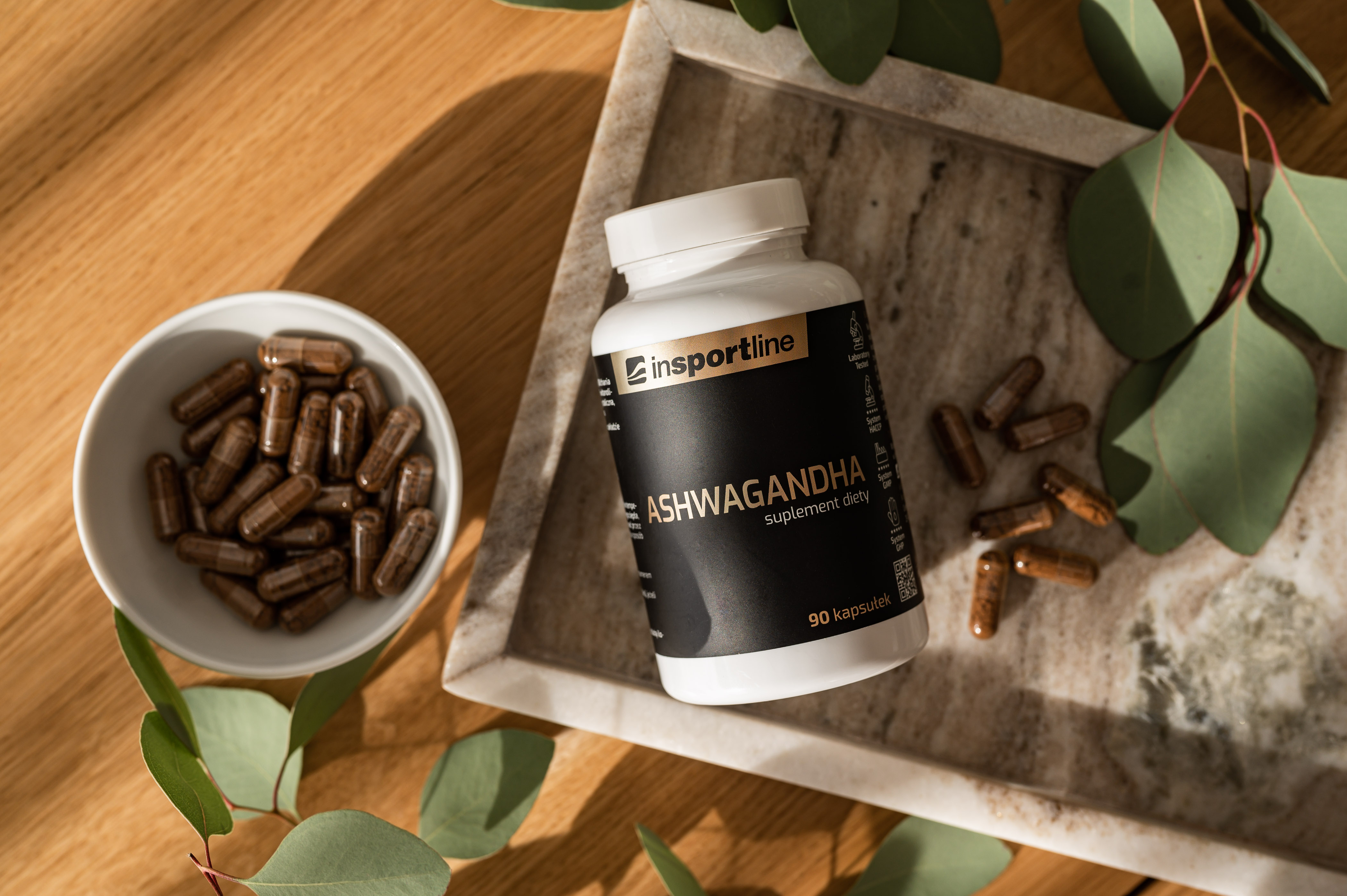 Ashwagandha PREMIUM inSPORTline 90 kapsułek - inSPORTline