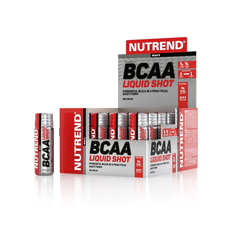 Aminokyseliny Nutrend BCAA Liquid Shot 20x60 ml - inSPORTline