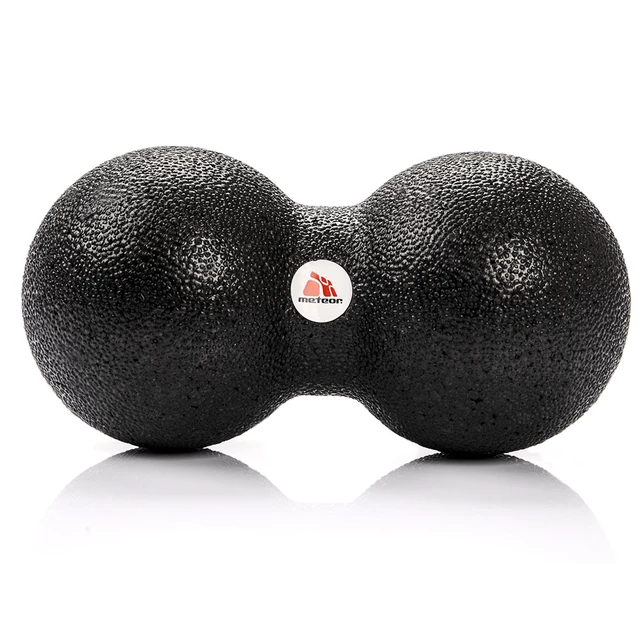 Massage Double Ball Meteor Duoball EPP Black Series 12cm - inSPORTline