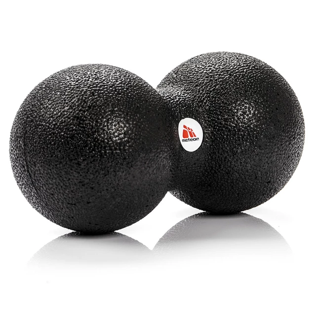 Massage Double Ball Meteor Duoball EPP Black Series 12cm - inSPORTline